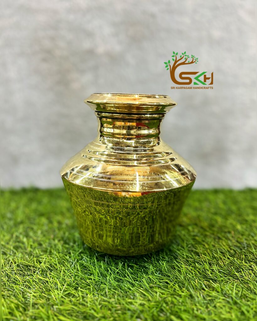 Brass Nirai Kudam Set | Wedding set | Housewarming set – Sri Karpagam ...